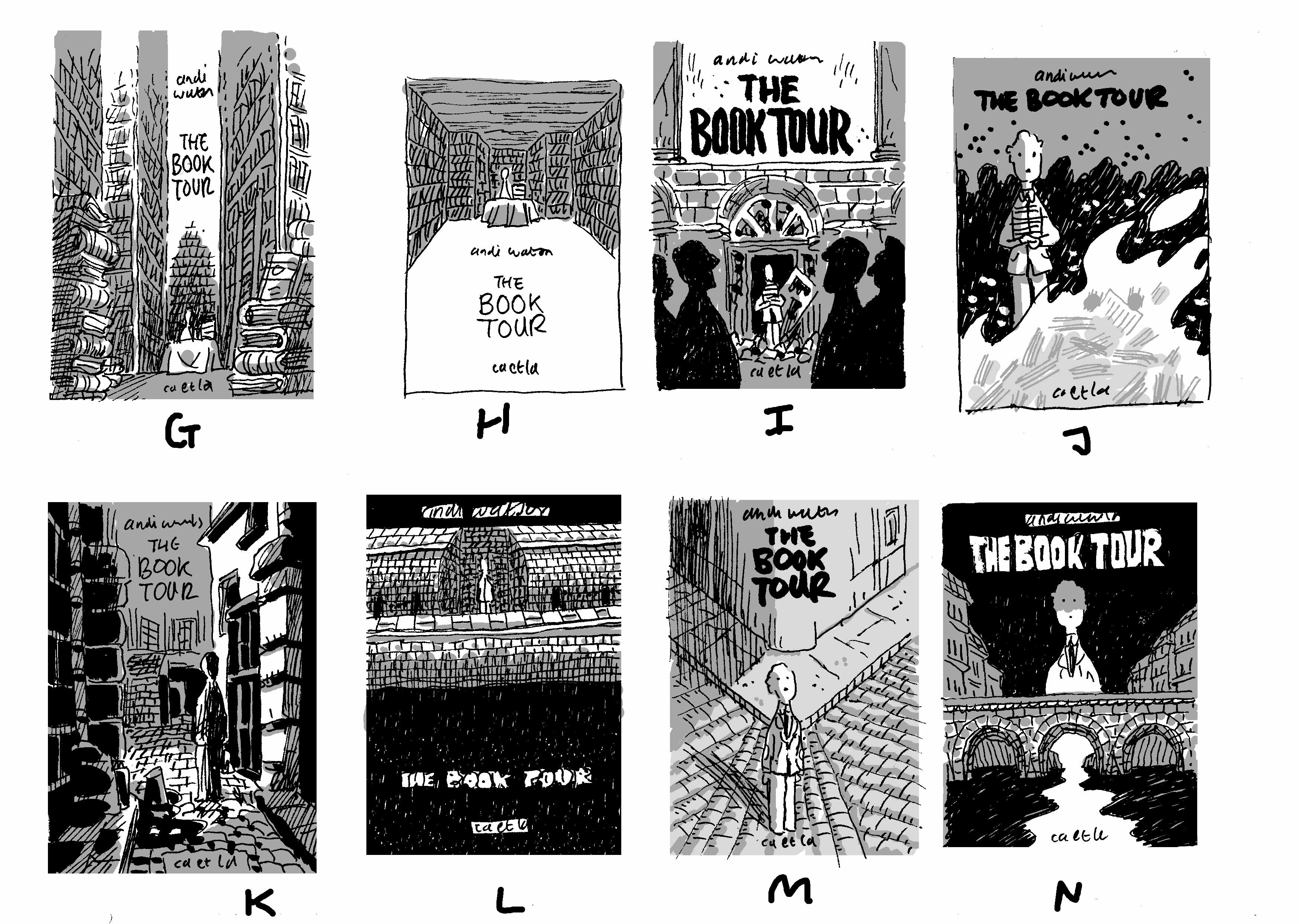 cover roughs – Andi Watson